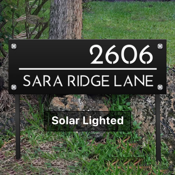 𝐂𝐮𝐬𝐭𝐨𝐦 𝐀𝐝𝐝𝐫𝐞𝐬𝐬 𝐒𝐢𝐠𝐧 - Paxt Designs